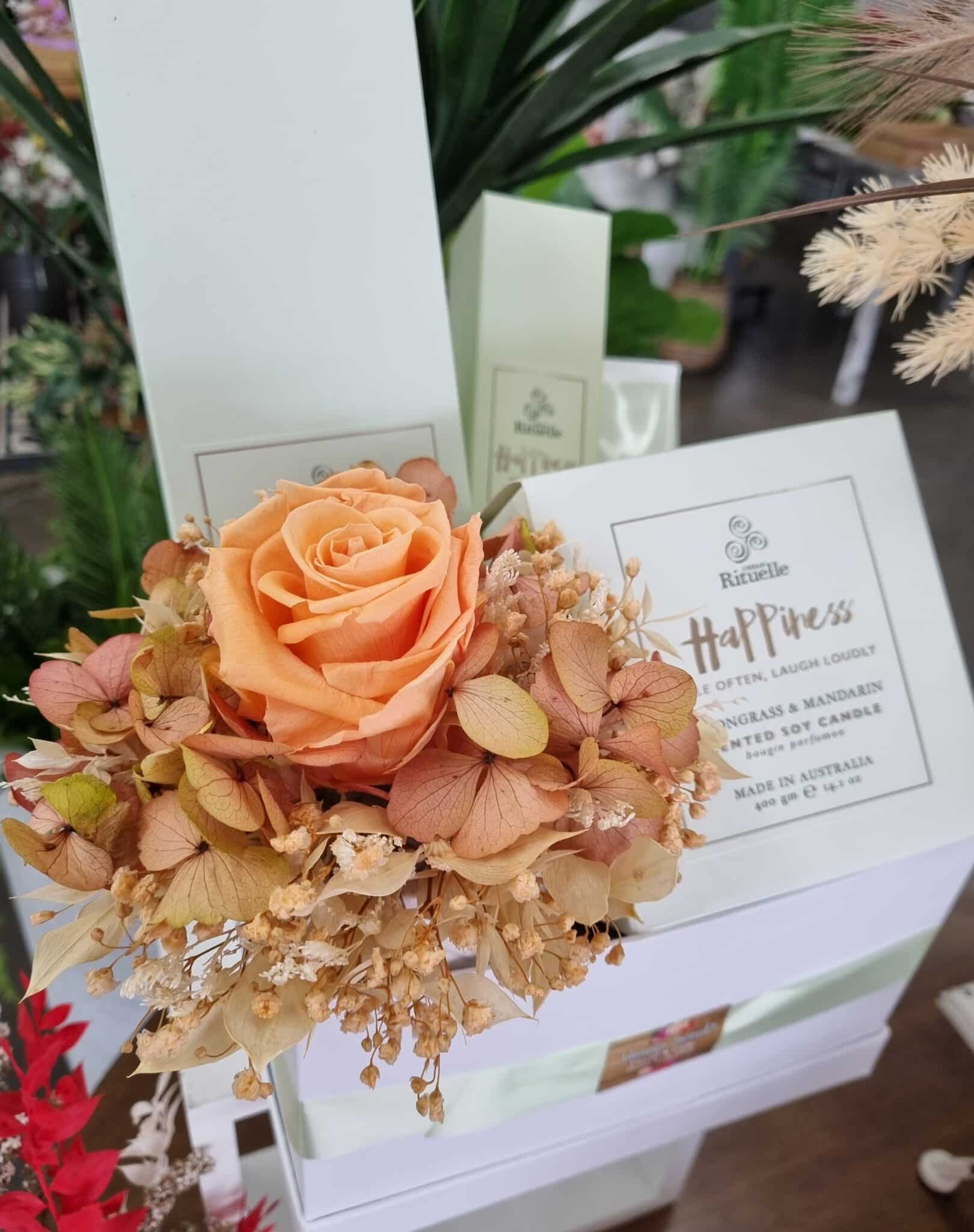 Happiness Gift Box - Heaven Scent Flowers & Gifts